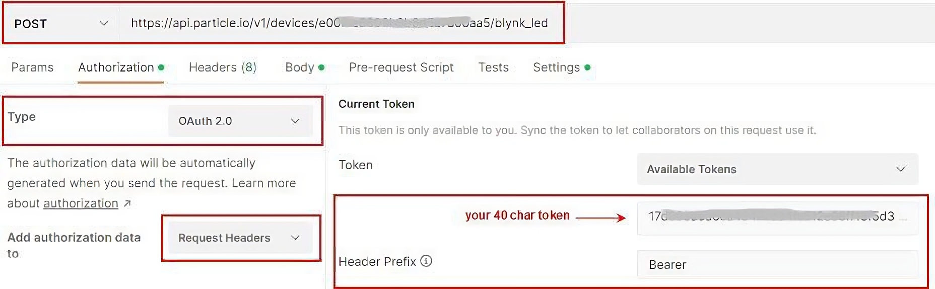 How to control a Particle device with Blynk