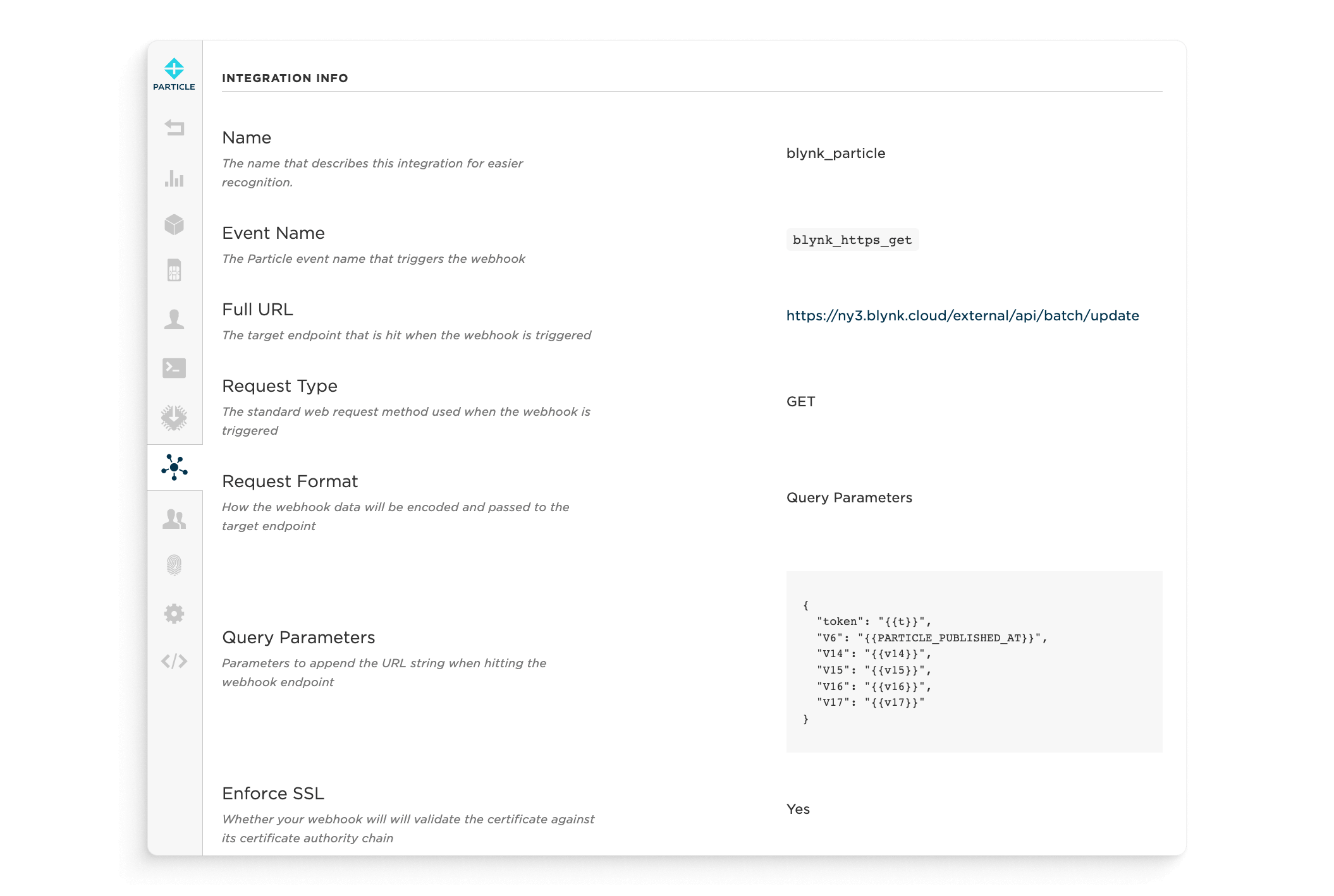 Connect a Particle device