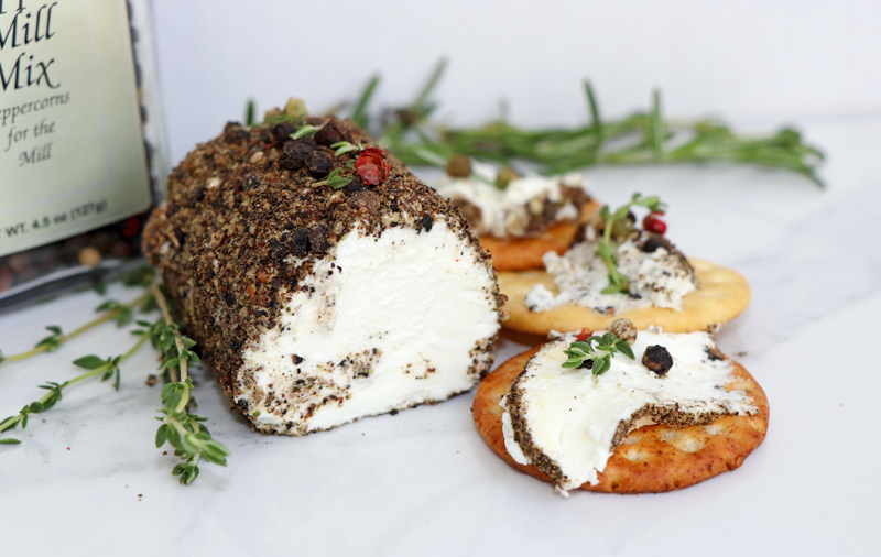 Four Pepper Crusted Goat Cheese - Victoria Gourmet