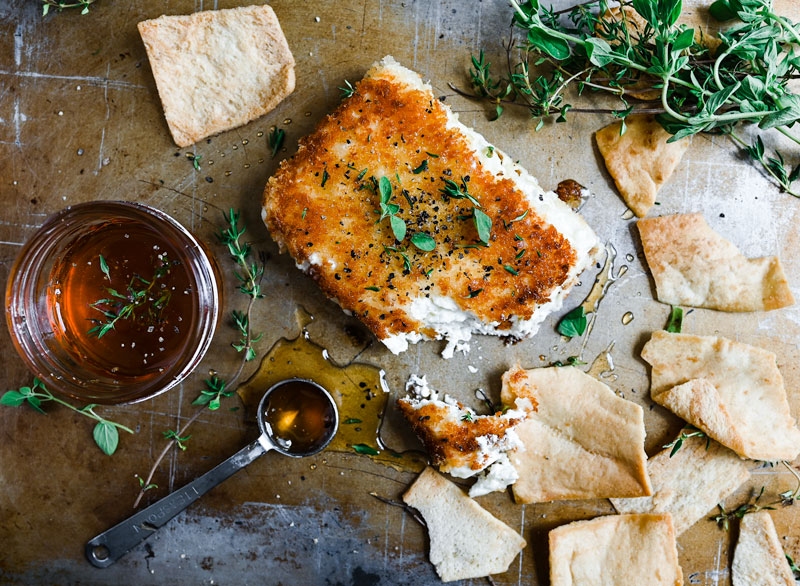 Fried Feta with Chefs Grind Black Pepper - Victoria Gourmet