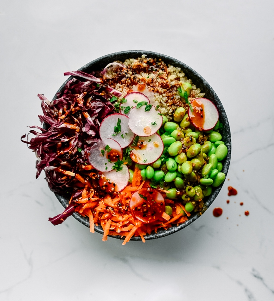Toasted Sesame Ginger Buddha Bowl - Victoria Gourmet