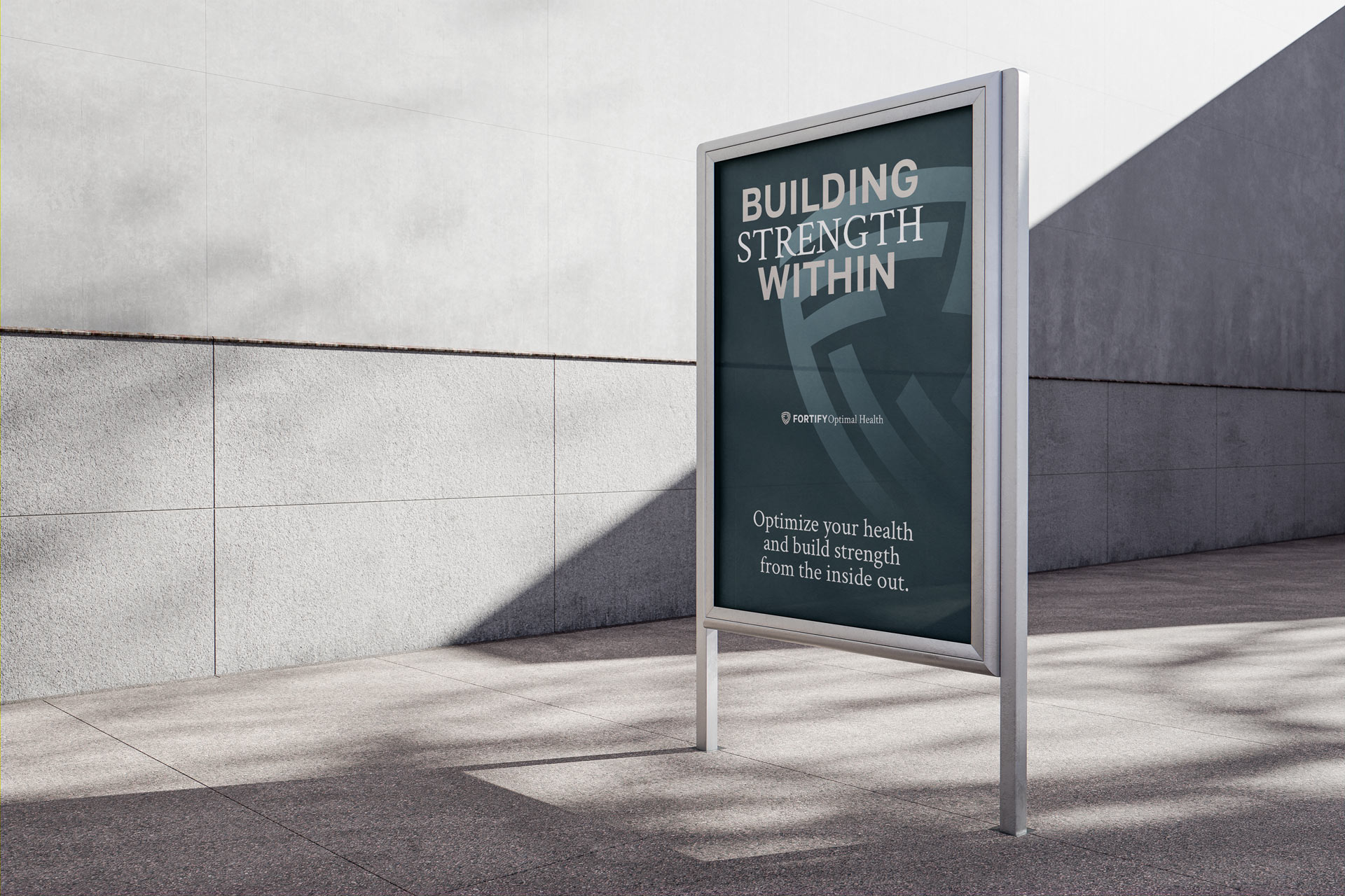 Fortify Optimal Health Brand Identity and Website Design by Studio Ostendo