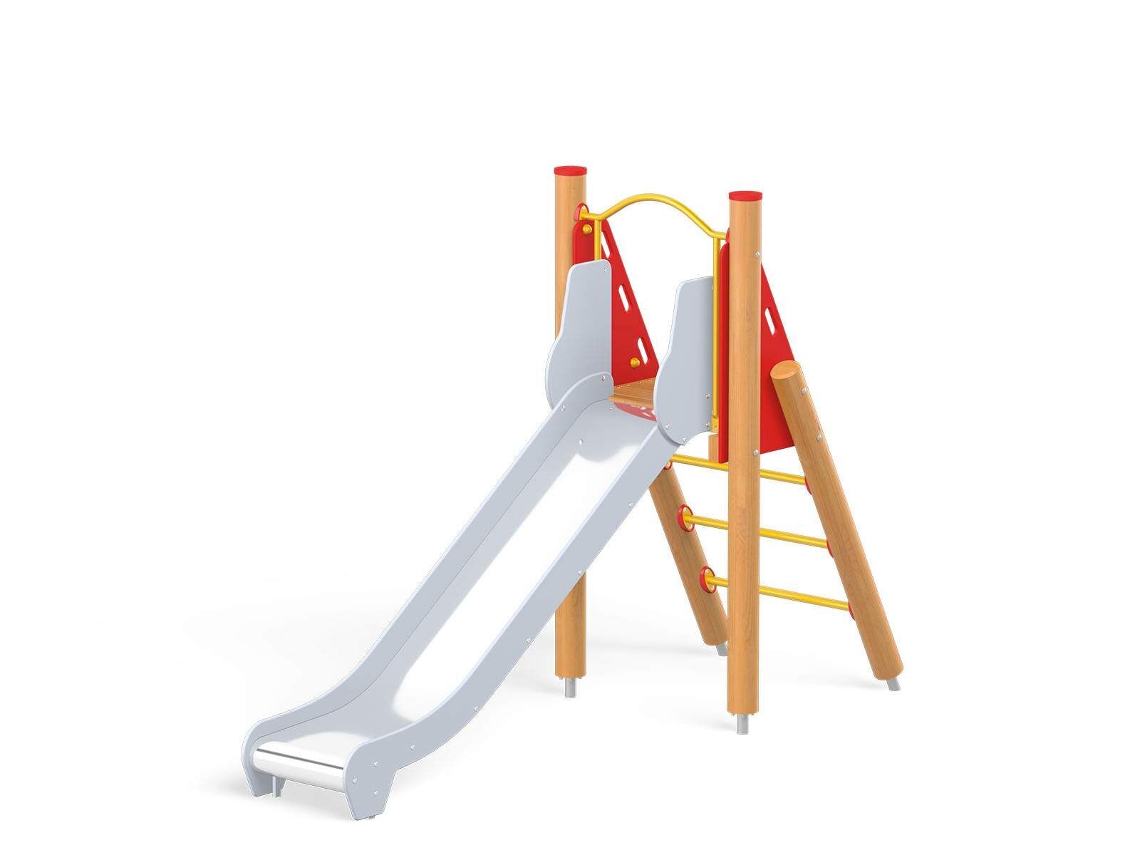 Free-Standing Timber Slide | Morti Sport & Play Equipment