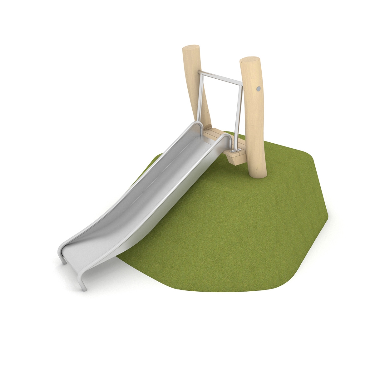 Small Robinia Embankment Slide | Morti Sport & Play Equipment