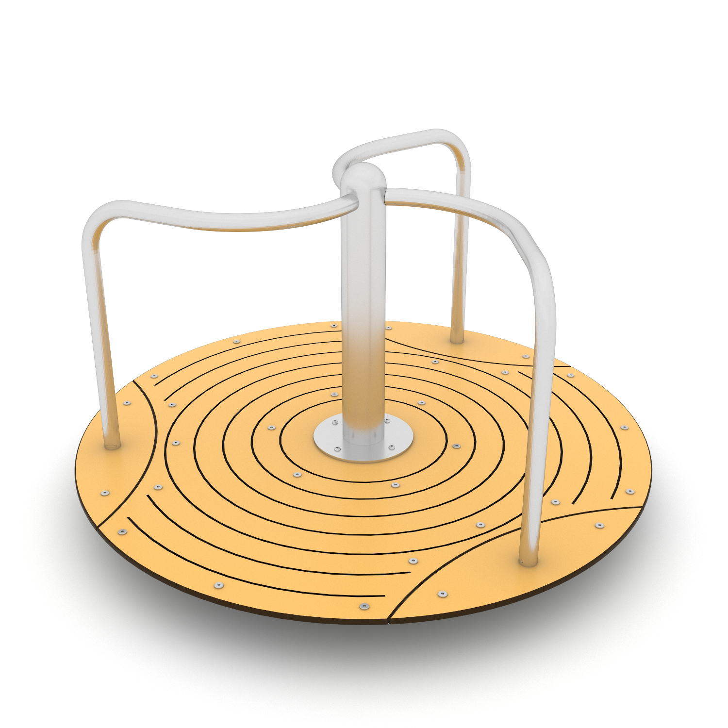 Colourful 3 Handled Roundabout | Morti Sport & Play Equipment