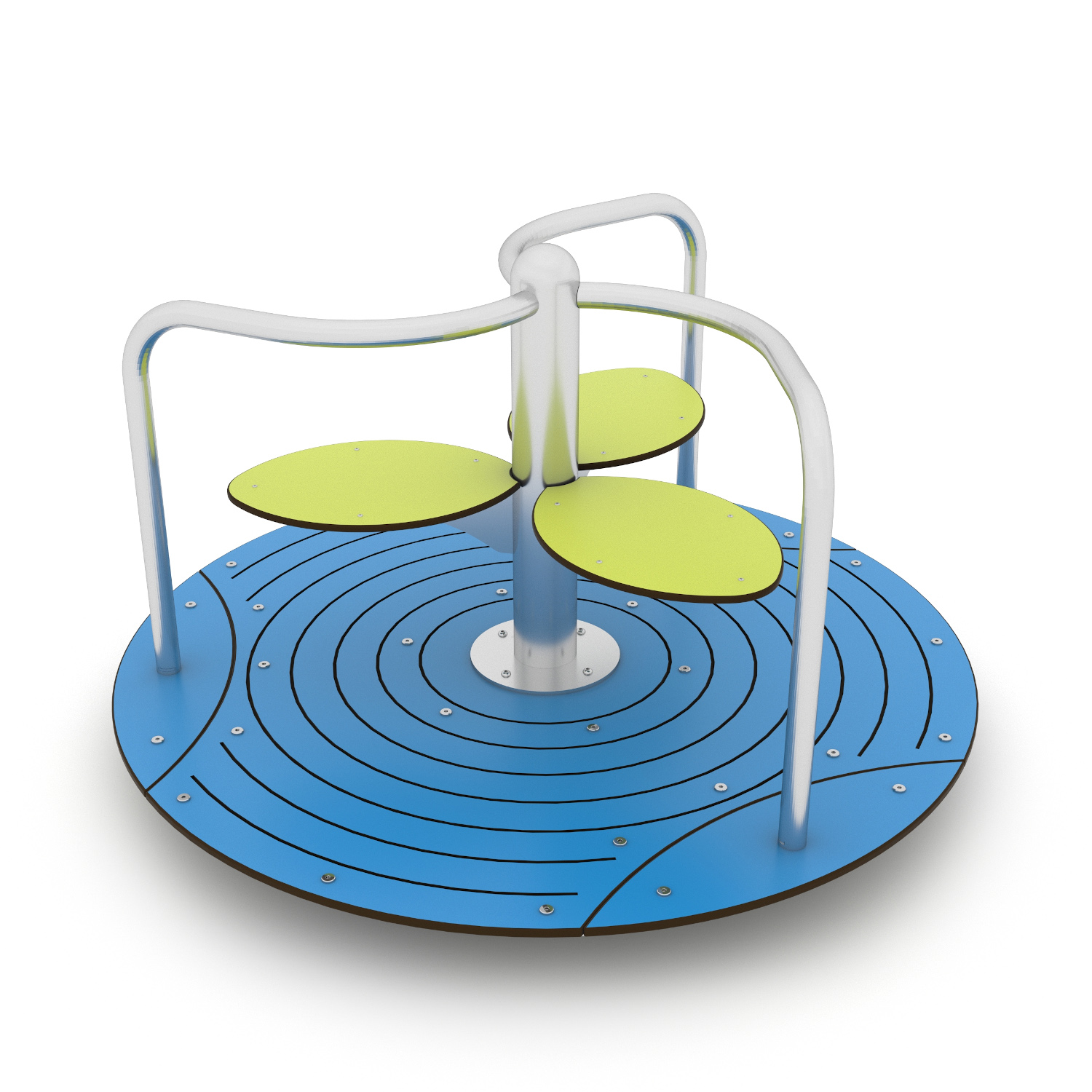 Colourful 3 Seater Roundabout | Morti Sport & Play Equipment