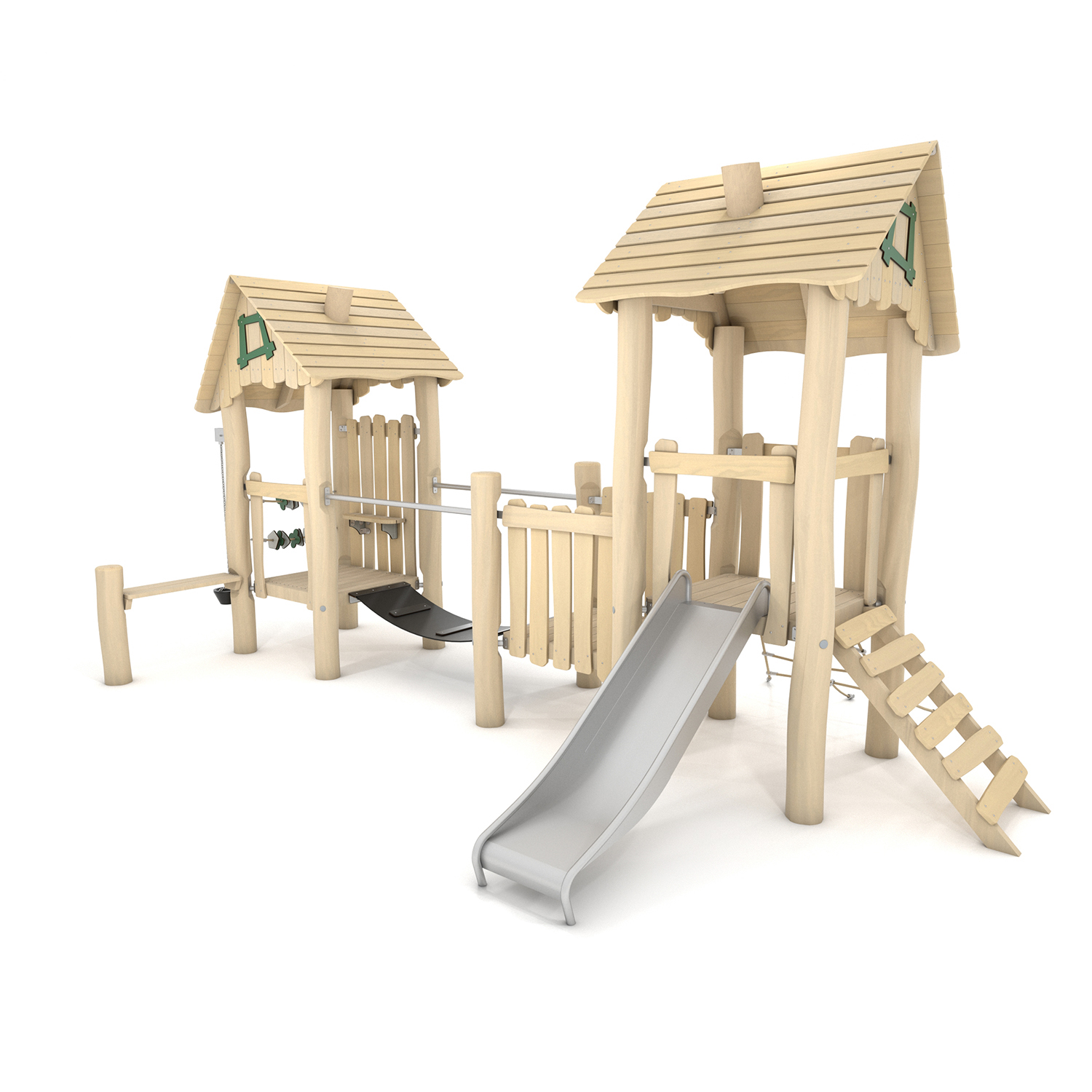 Small Wooden Play Structure | Morti Sport & Play Equipment