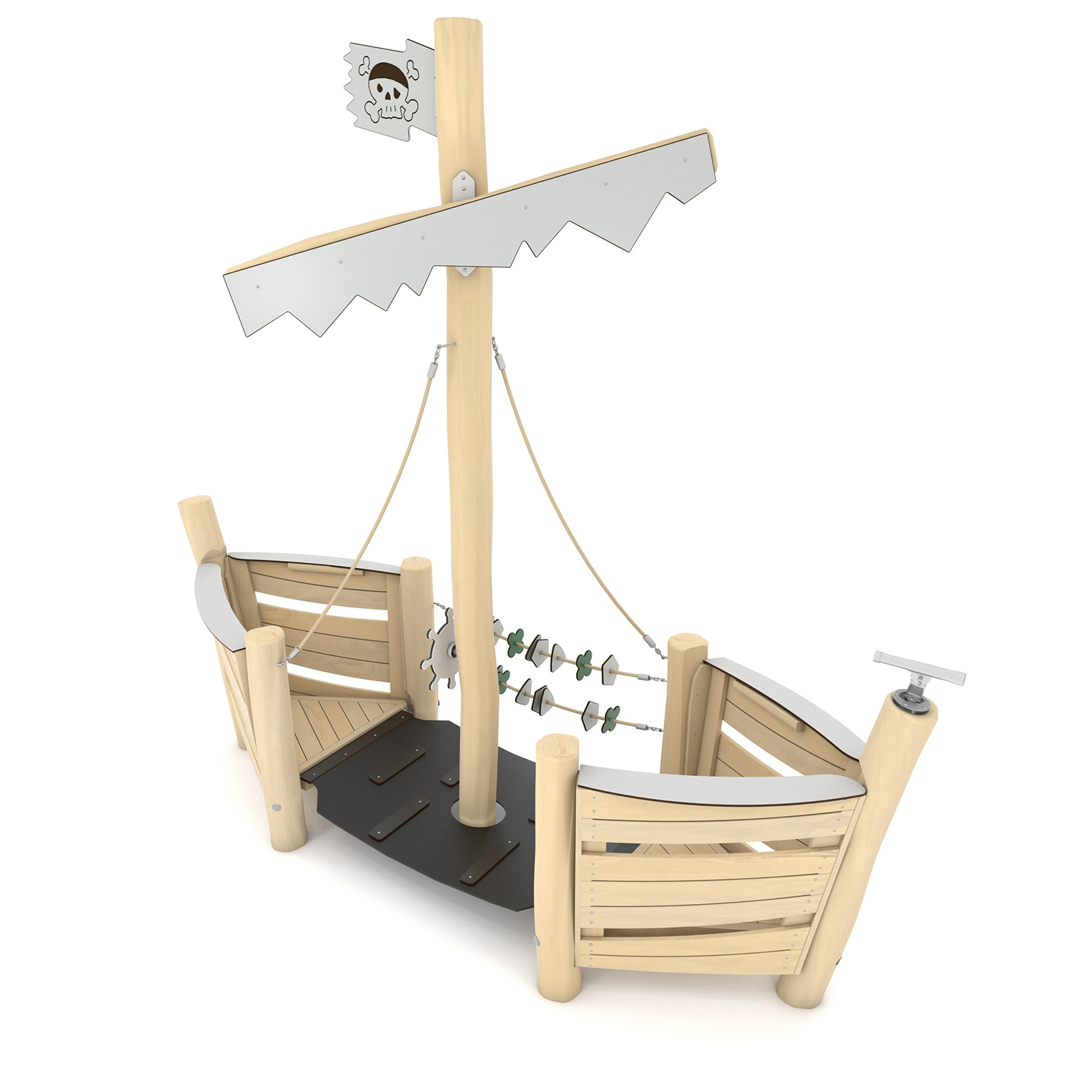 Pirate-Themed Play Interactive Play Structure | Morti Sport & Play ...