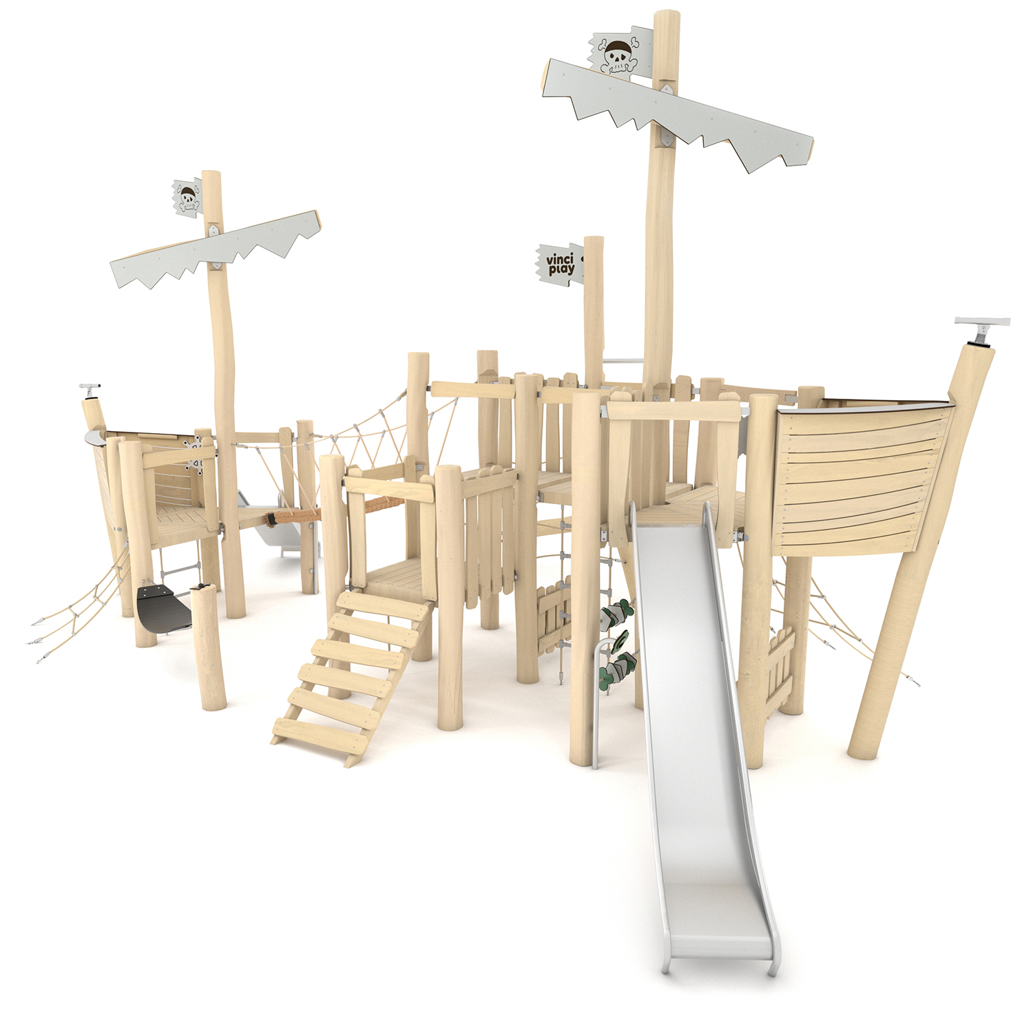 Large Pirate-Themed Play Structure | Morti Sport & Play Equipment