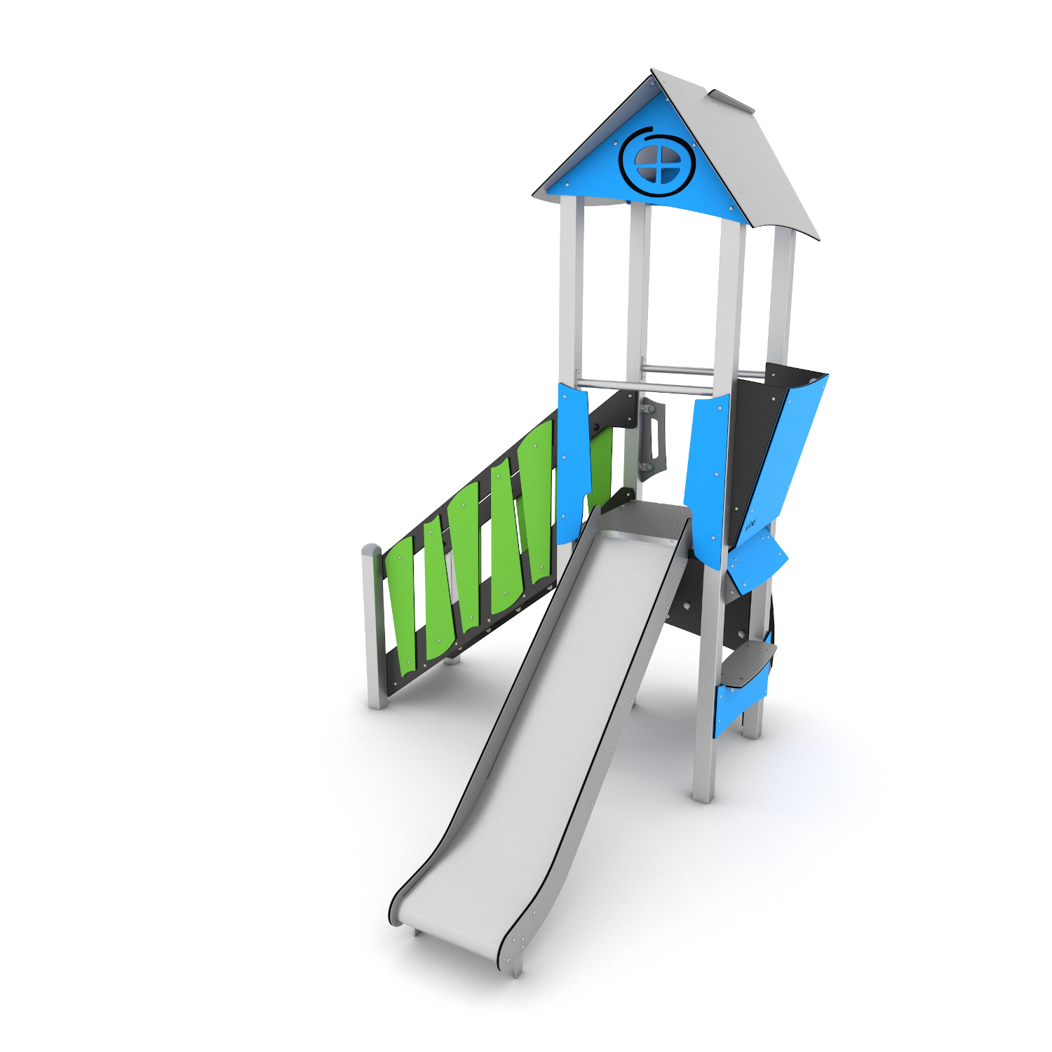 Mini Colourful Steel Play Structure 6 | Morti Sport & Play Equipment