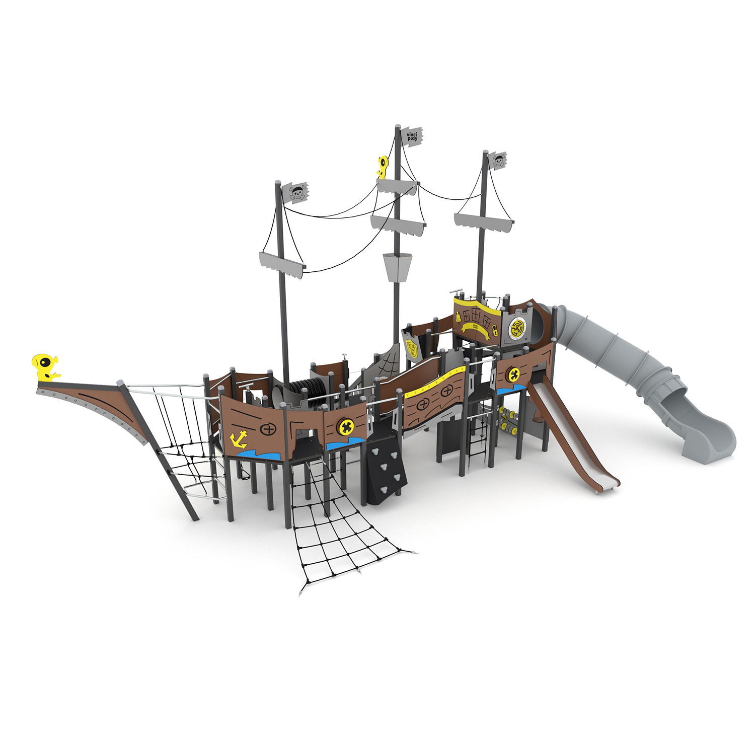 Pirate Ship Play Structure | Morti Sport & Play Equipment