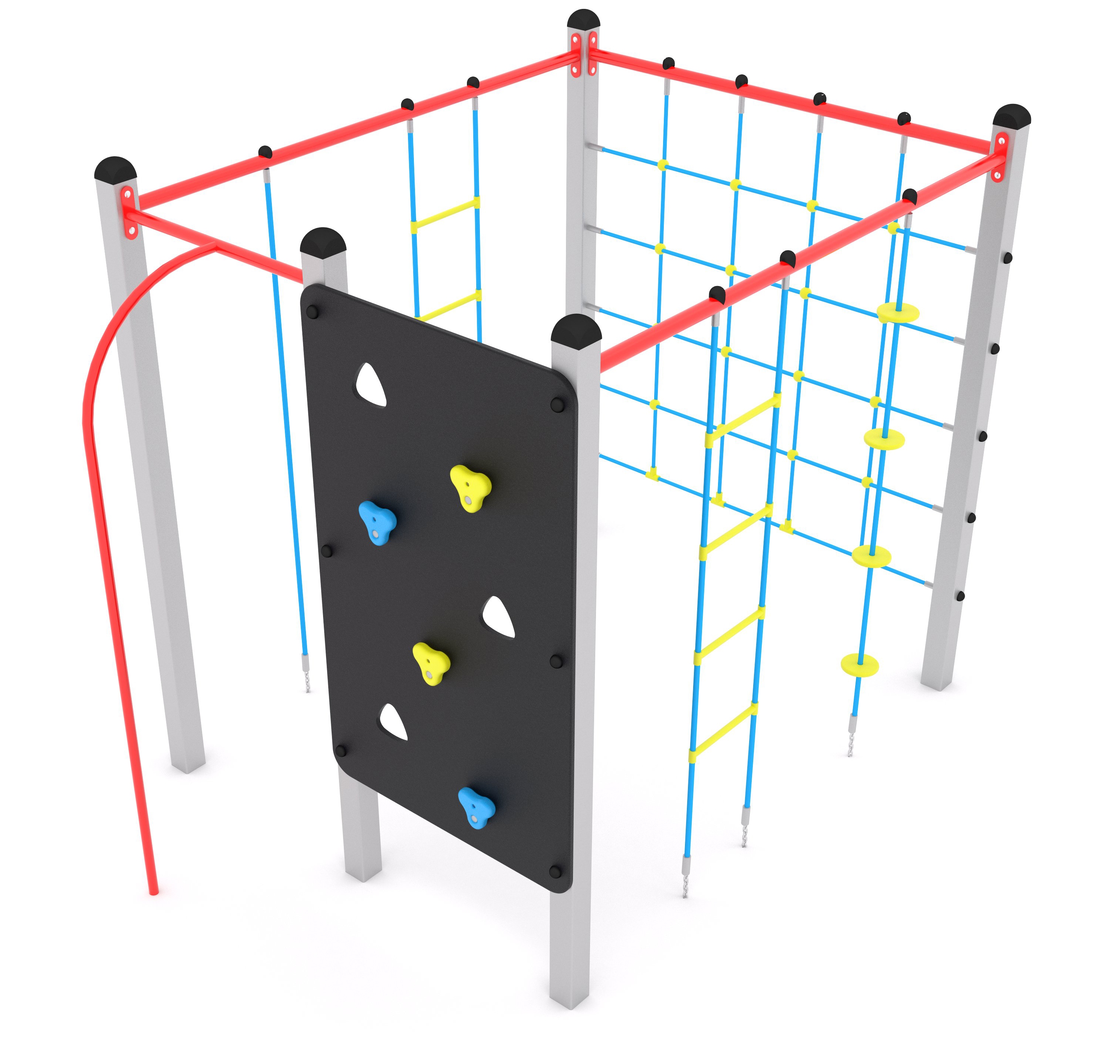 Small Steel Climbing Frame Structure 2 | Morti Sport & Play Equipment