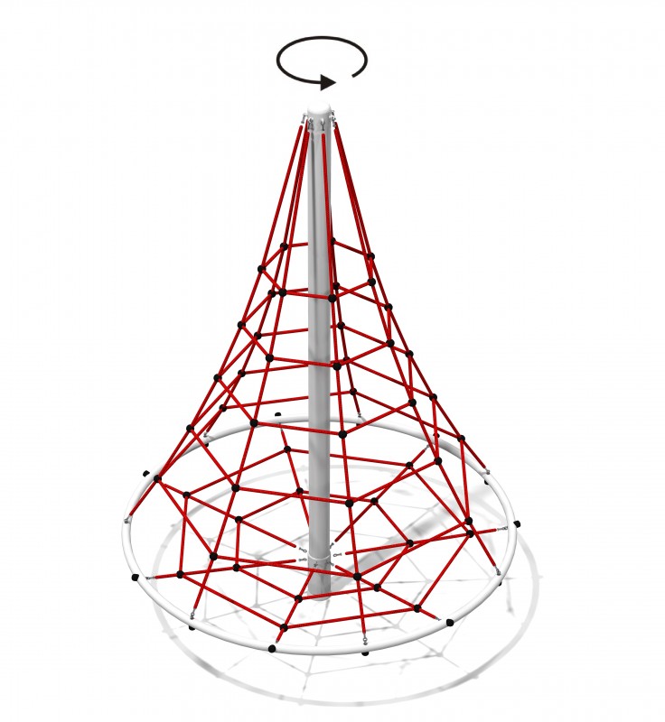 Climbing Net Pyramid Structure 8 | Morti Sport & Play Equipment