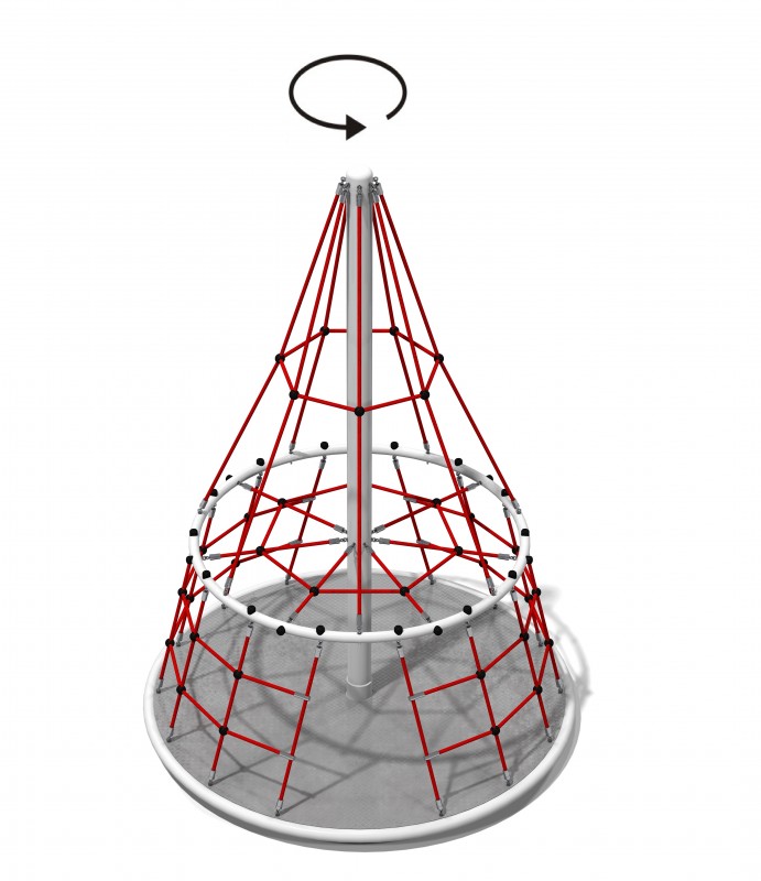 Climbing Net Pyramid Structure 9 | Morti Sport & Play Equipment