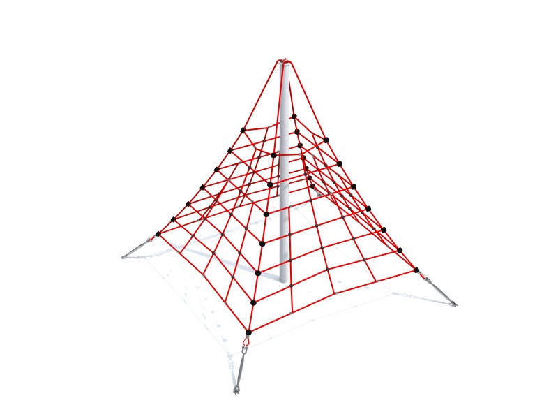 Climbing Net Pyramid Structure 4 | Morti Sport & Play Equipment