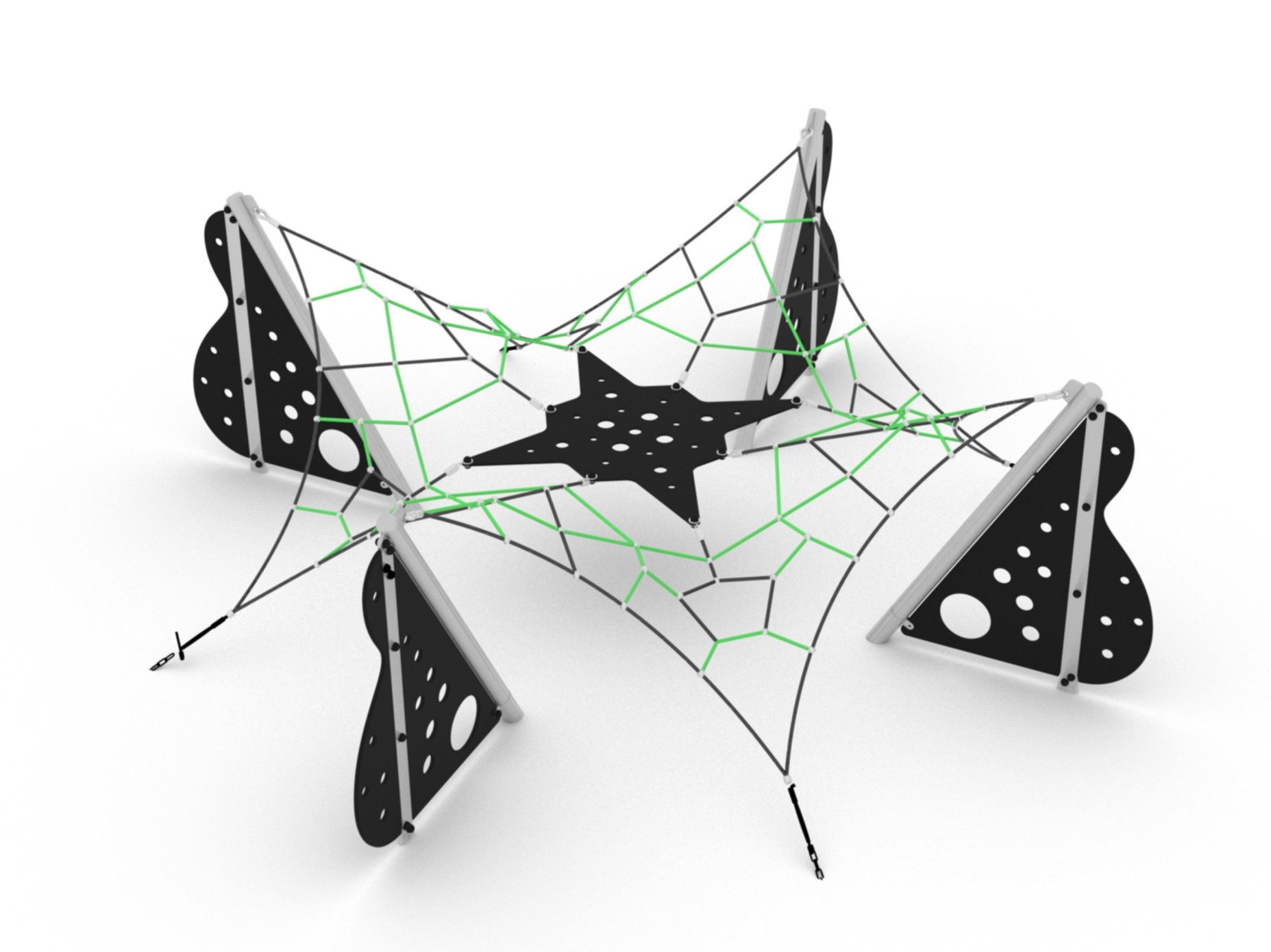 Levitating Climbing Net Structure 2 | Morti Sport & Play Equipment