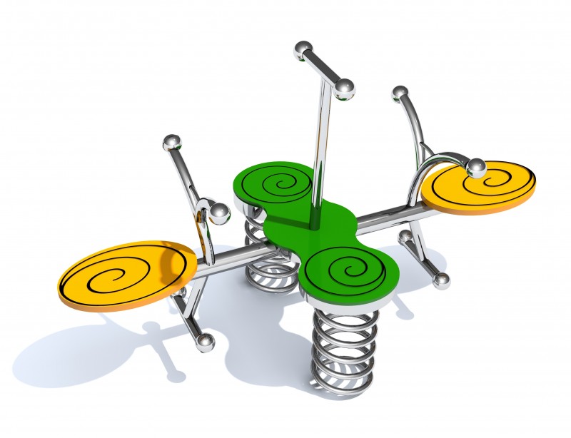 Quadruple Snail Spring Rider | Morti Sport & Play Equipment