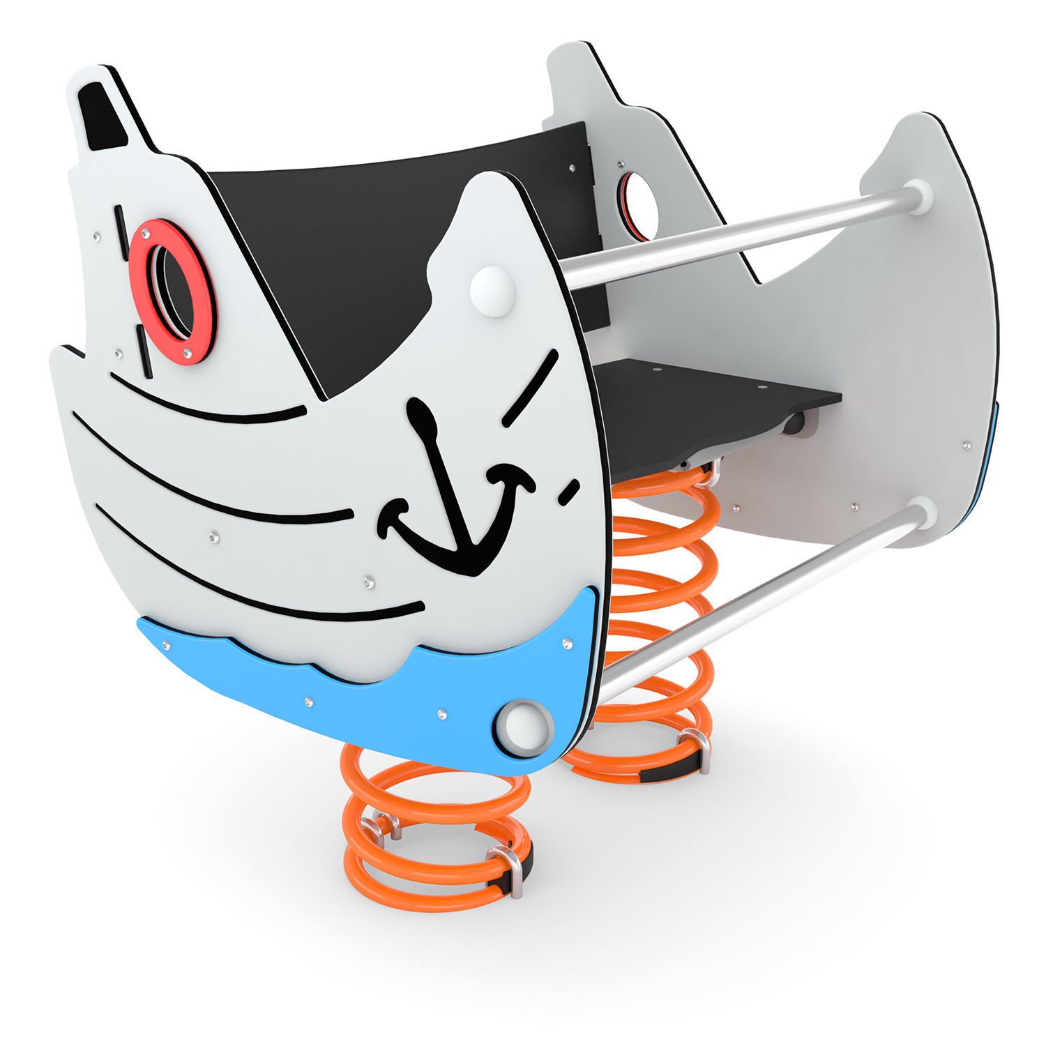 2-Seater Boat Spring Rider | Morti Sport & Play Equipment