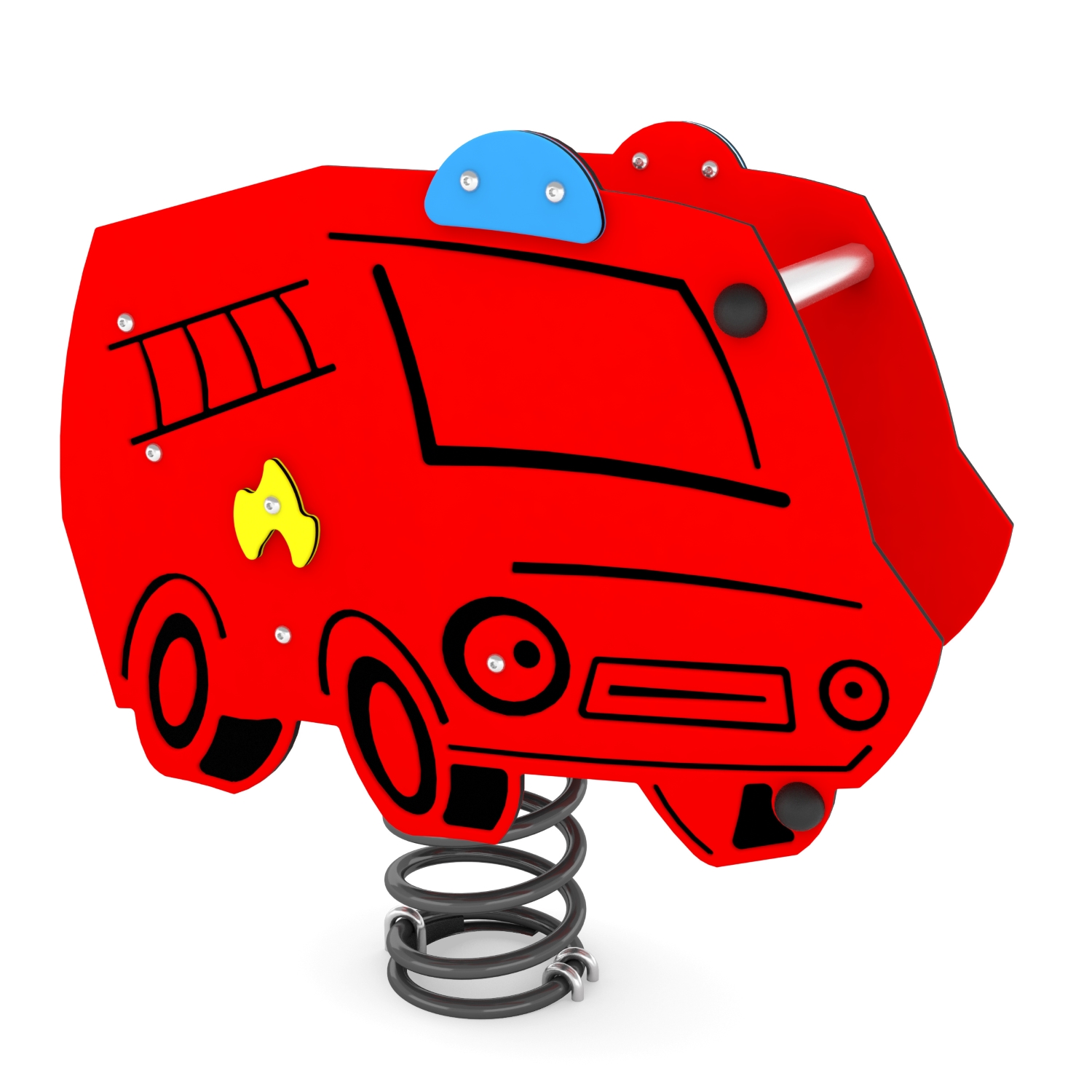 Fire Engine Spring Rider | Morti Sport & Play Equipment