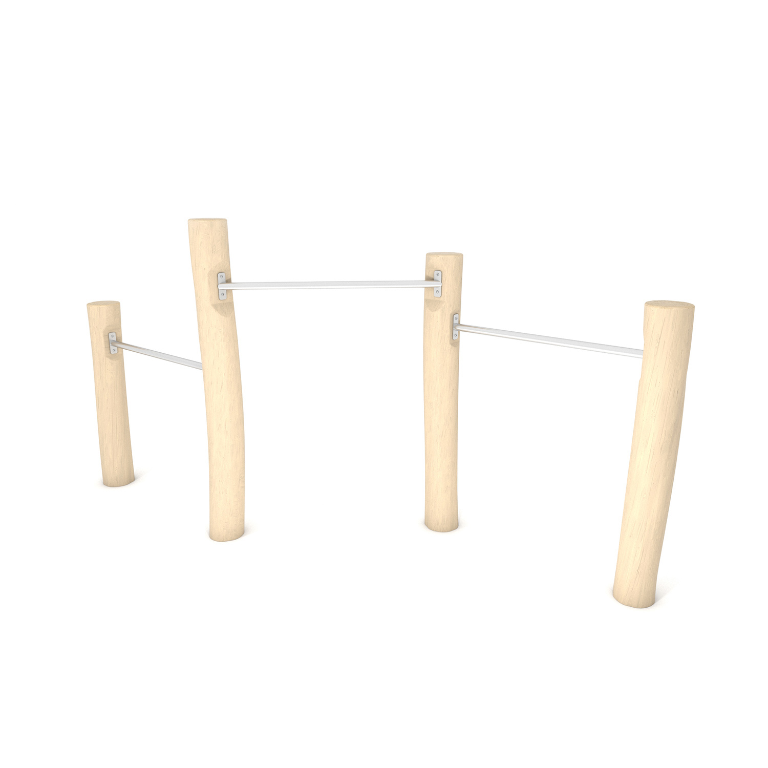 Wooden Monkey Bar Trio | Morti Sport & Play Equipment