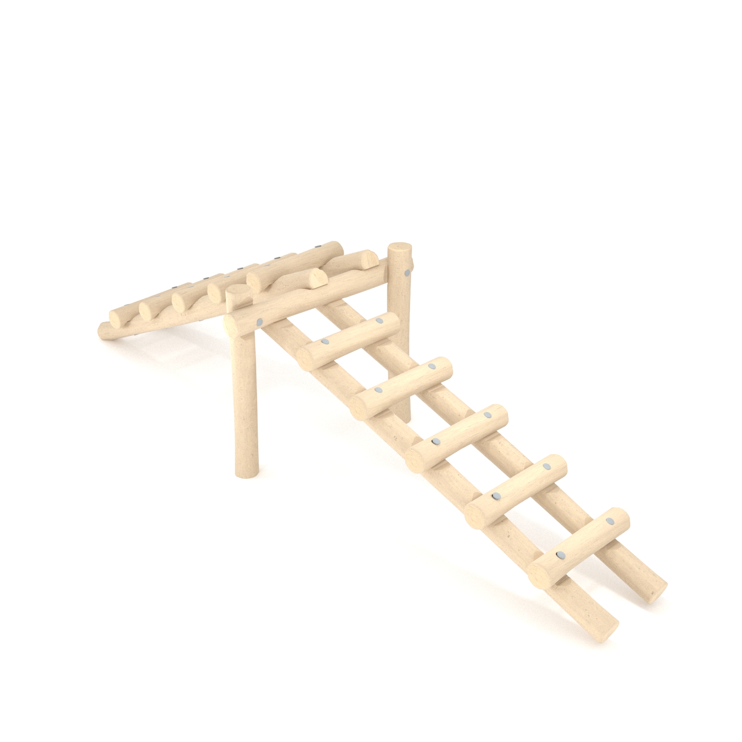 Wooden Climbing Steps | Morti Sport & Play Equipment