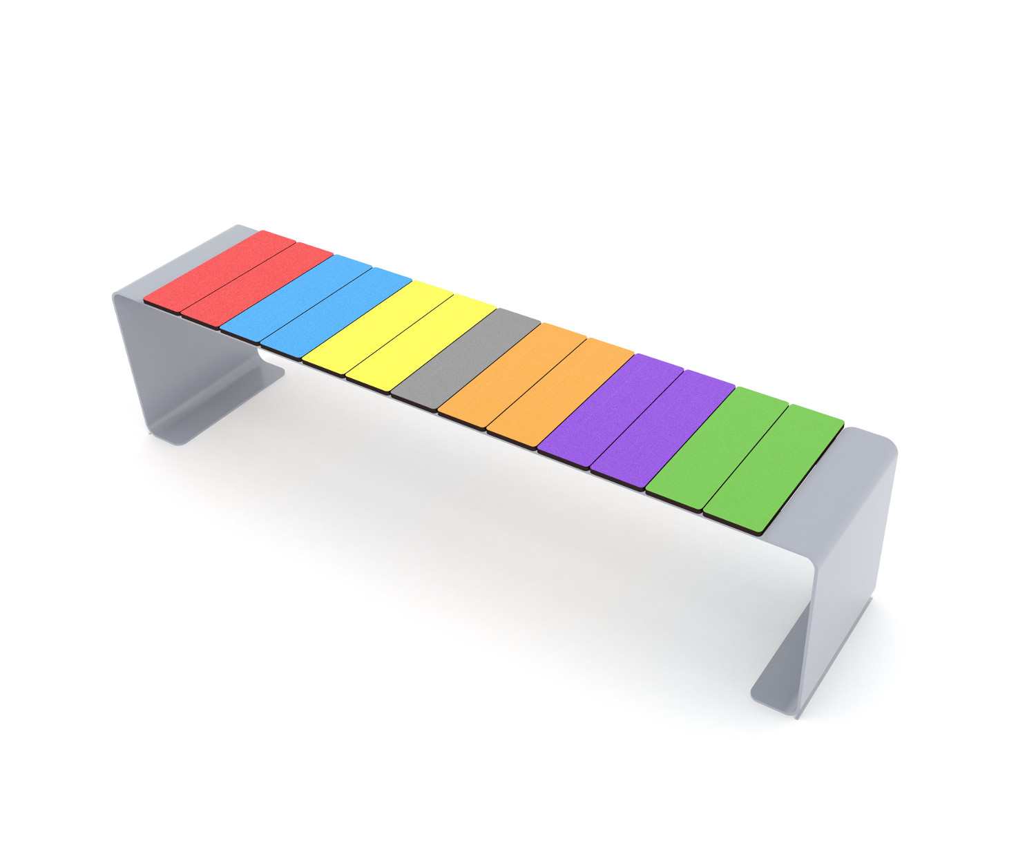 Rainbow Bench | Morti Sport & Play Equipment