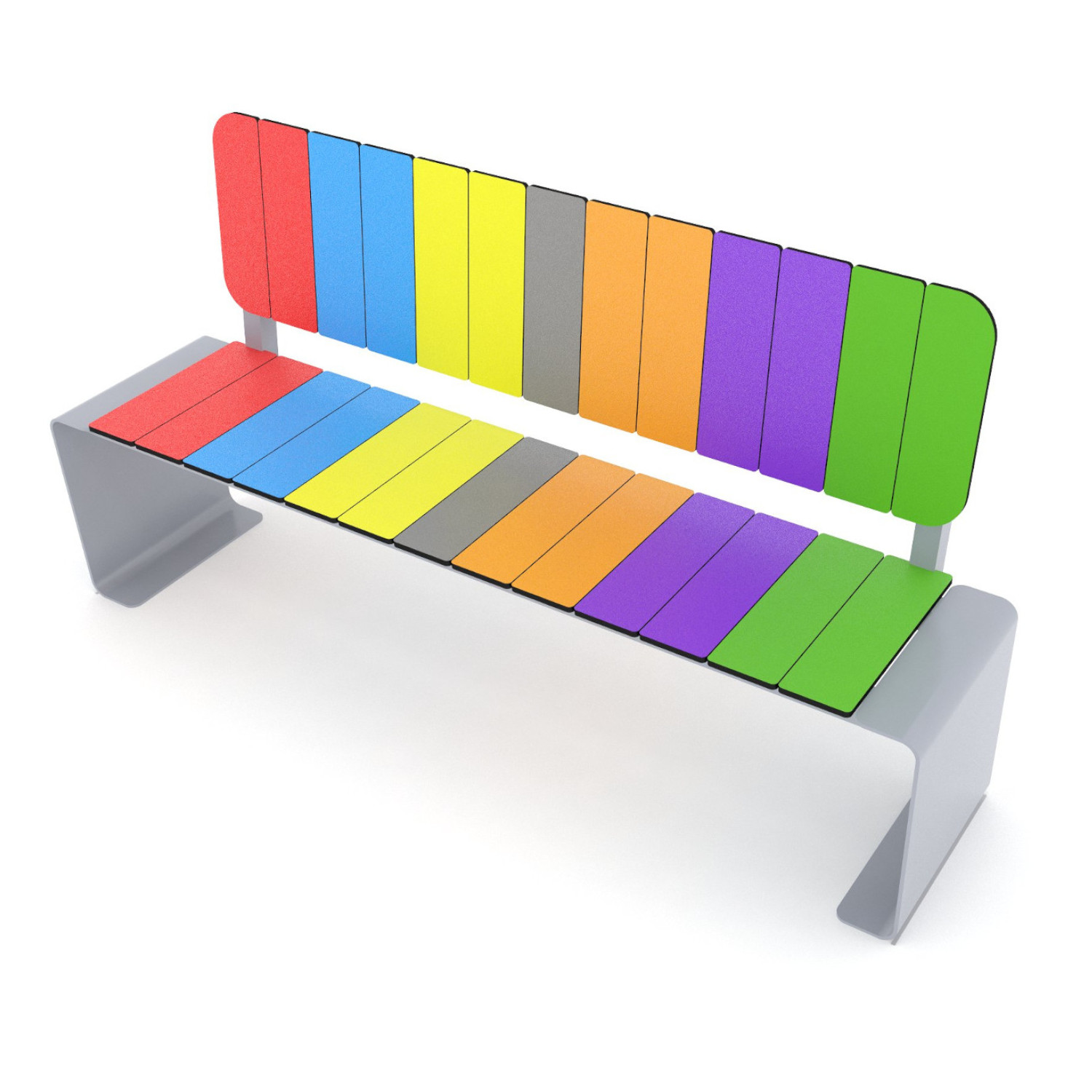 Rainbow Support Bench | Morti Sport & Play Equipment