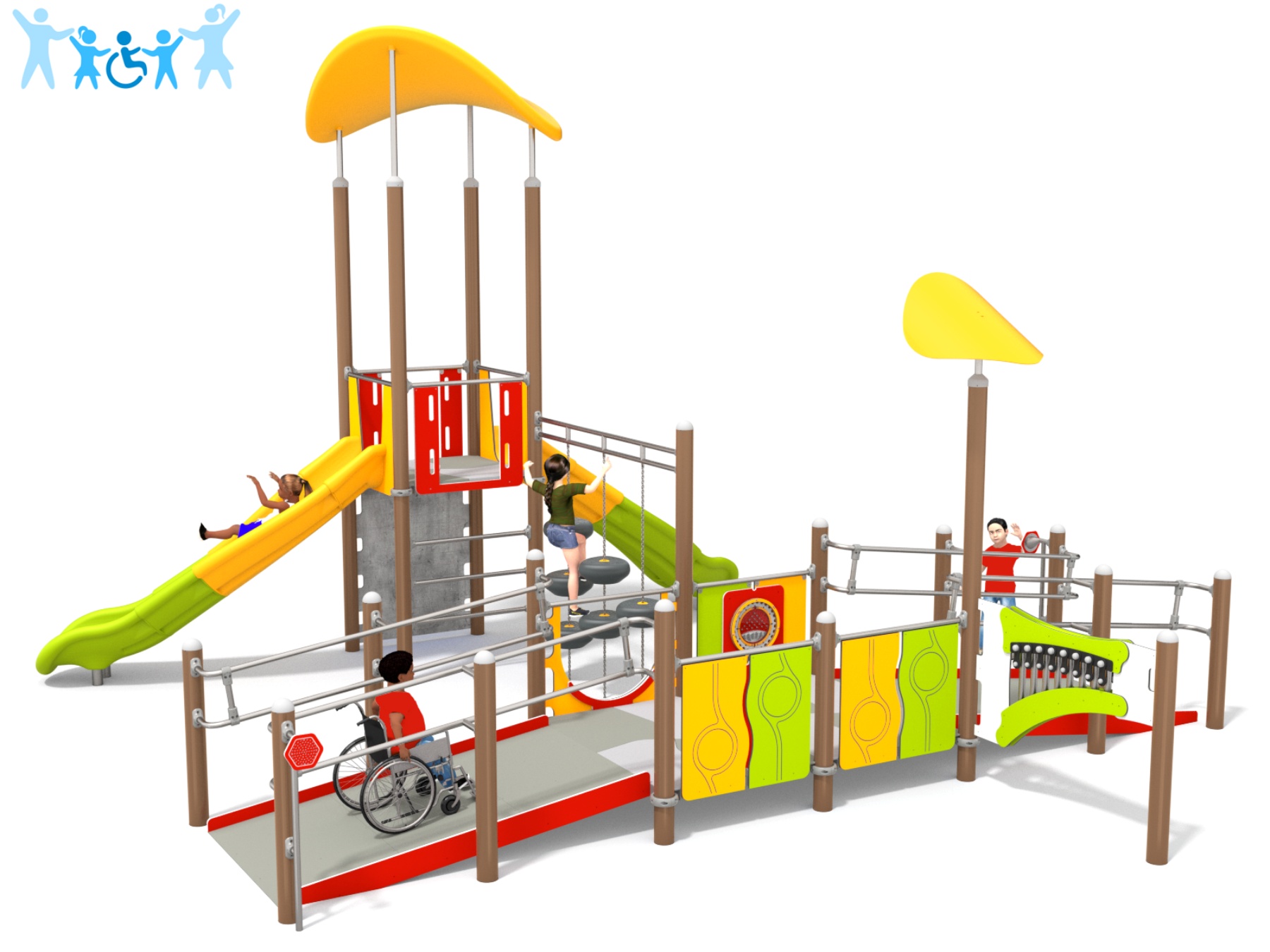 Inclusive Climbing Frame | Morti Sport & Play Equipment