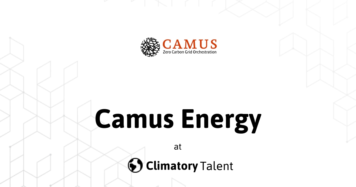 👉 Camus Energy is Hiring! 1 Open Roles | Climatory Talent