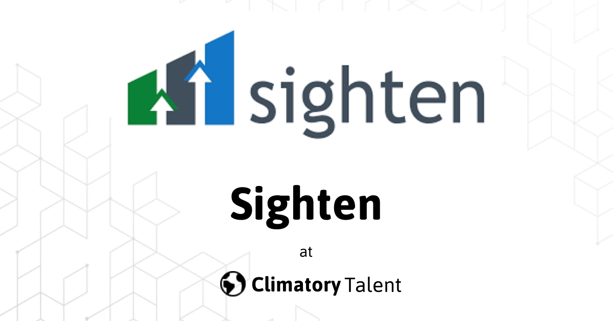 👉 Sighten is Hiring! 6 Open Roles | Climatory Talent