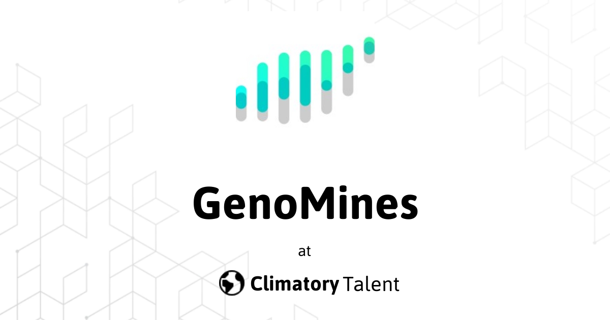 👉 GenoMines is Hiring! 1 Open Roles | Climatory Talent