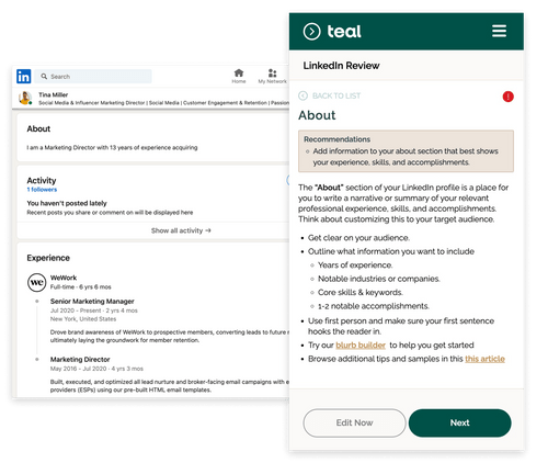 LinkedIn Profile Review with a Chrome Extension