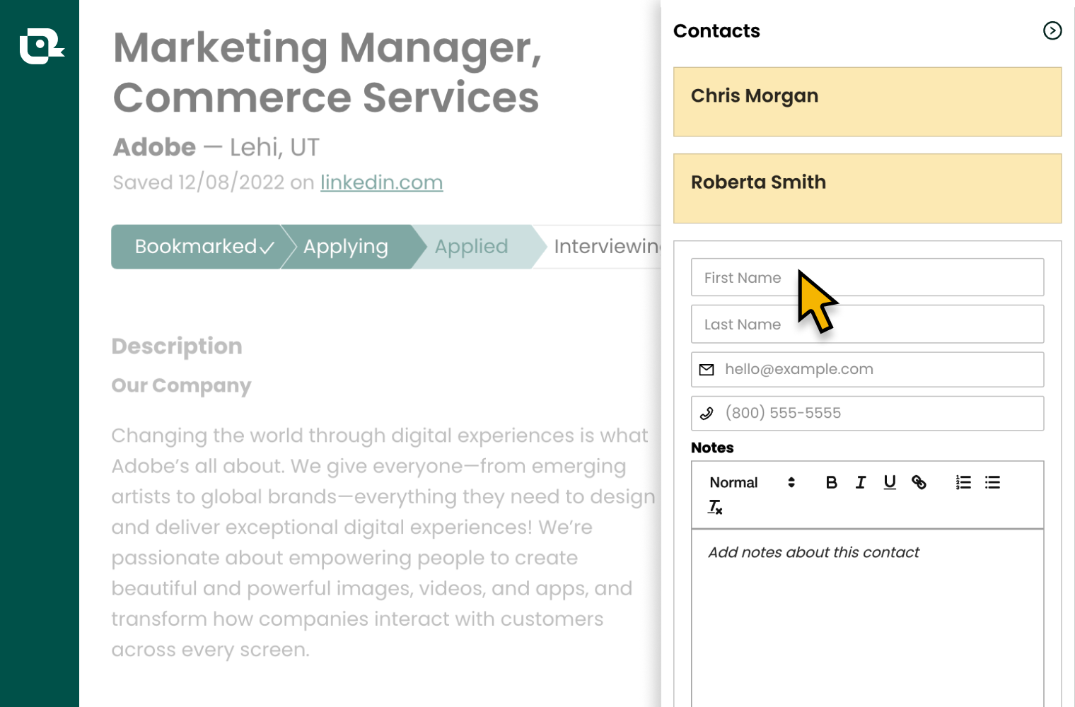 Job Application Tracker by Teal | Track and Manage Job Applications