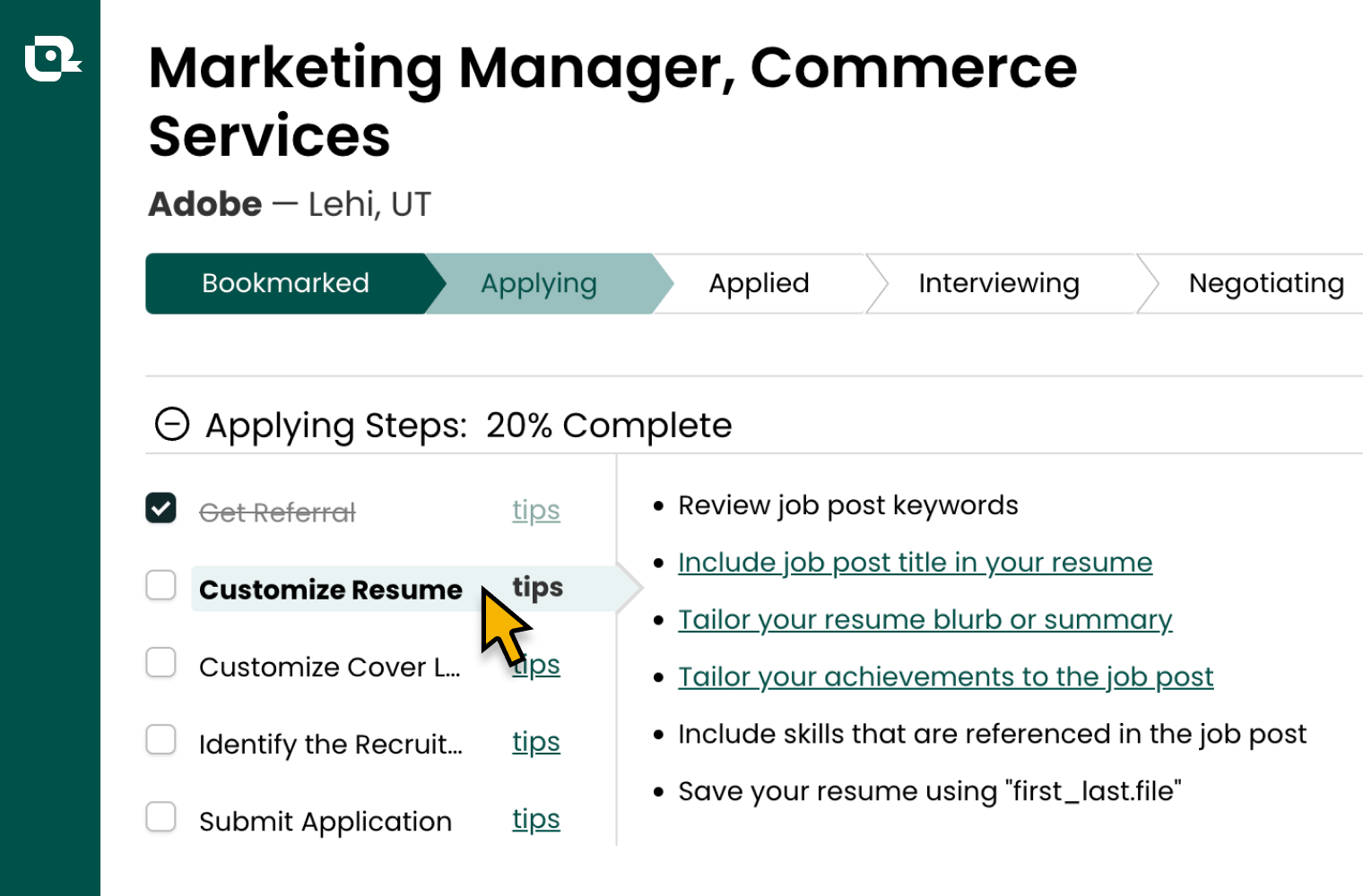 Job Application Tracker by Teal | Track and Manage Job Applications