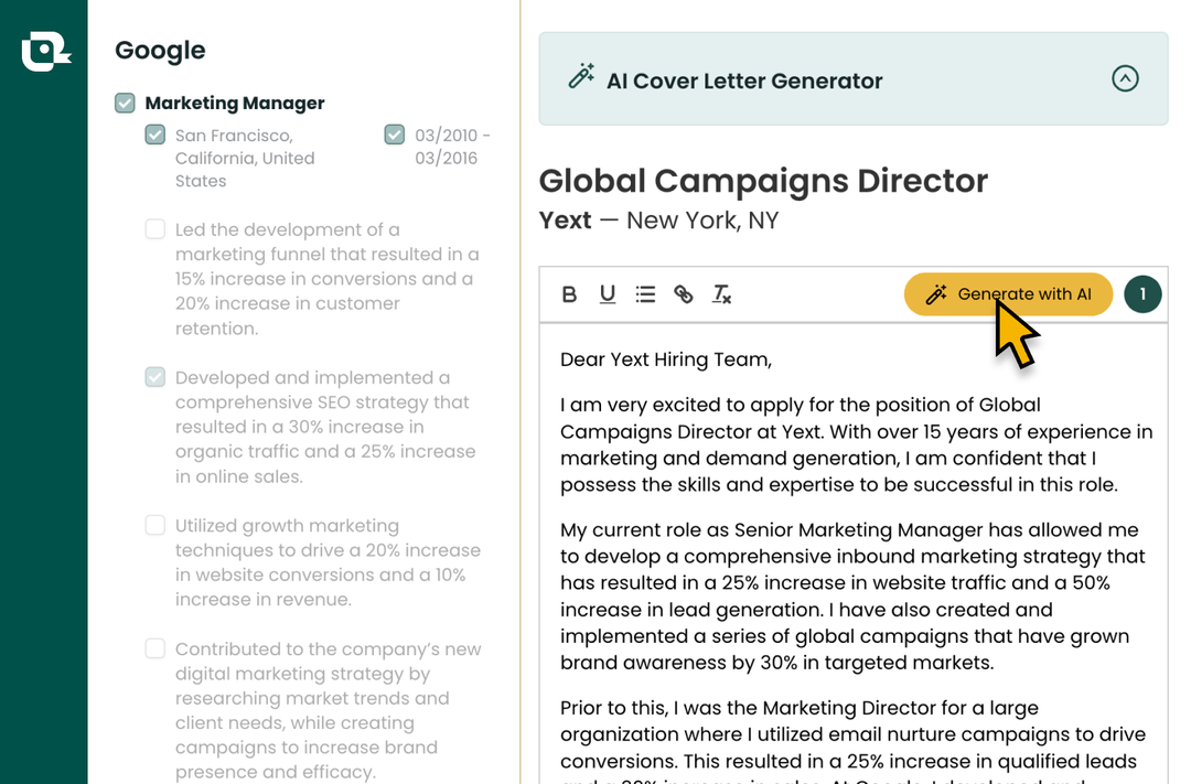 Free AI Resume Builder - Use AI and GPT to Build Your Resume