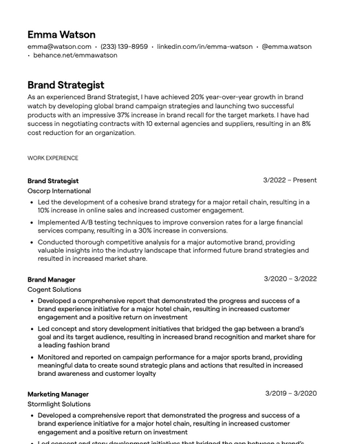 1,500+ Resume Examples (+Tools & Guidance) to Win in 2024