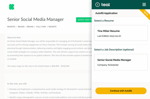 Autofill Job Applications - Use GPT Powered AI to Quickly Fill out Job Applications