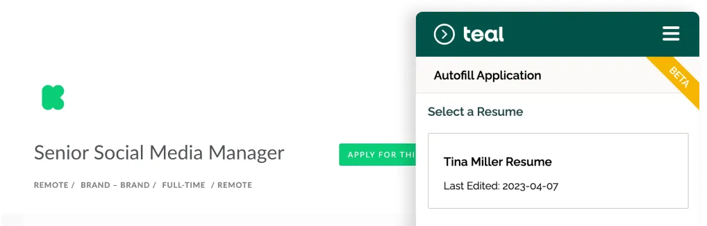 Teal: Career Growth, On Your Terms. Track and Manage Job Search ...