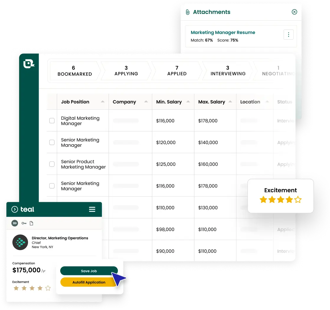 Job Application Tracker by Teal | Track and Manage Job Applications