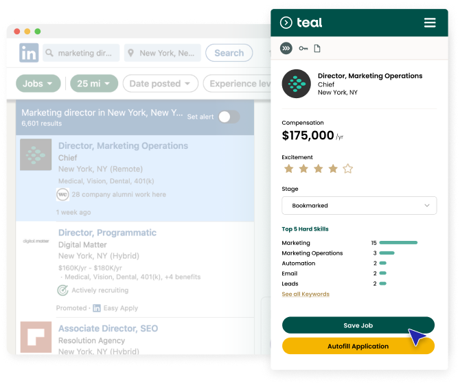 Job Application Tracker by Teal | Track and Manage Job Applications