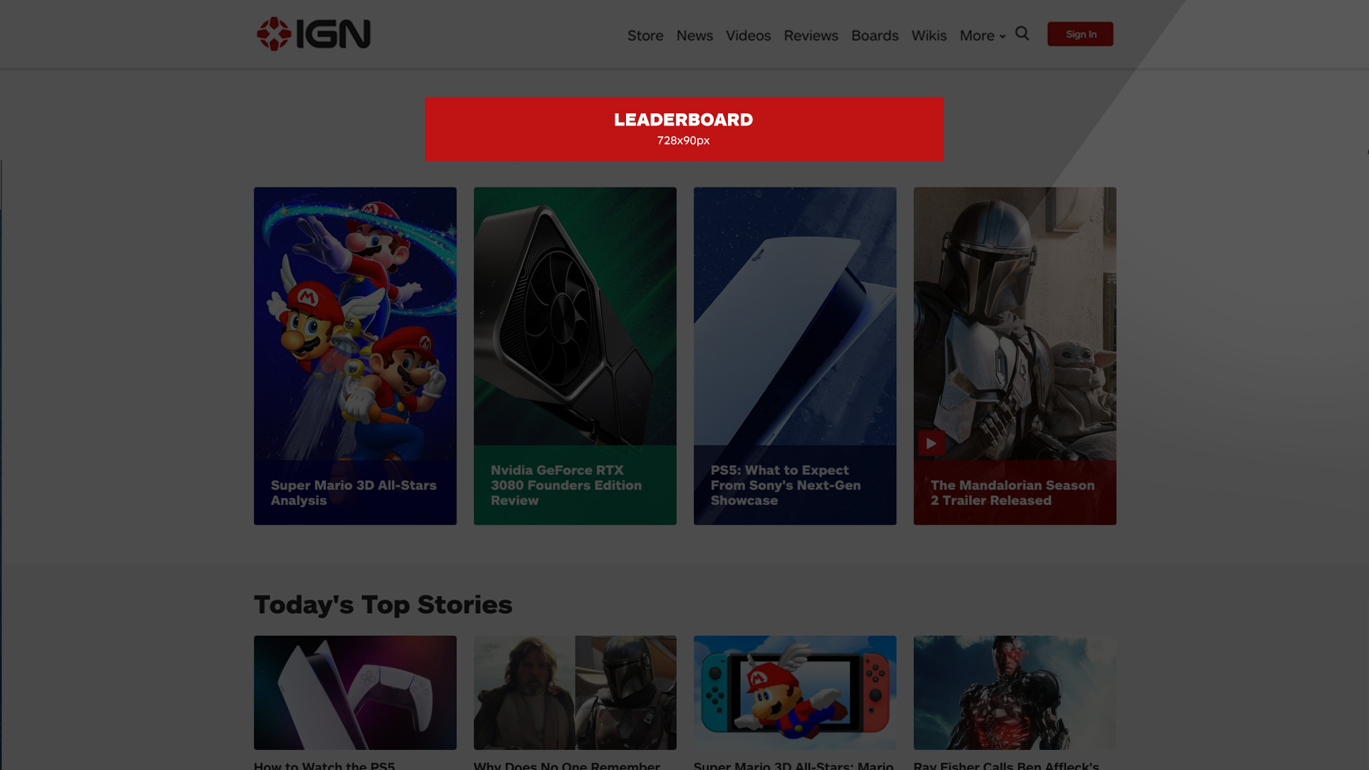 Ad Specs - IGN