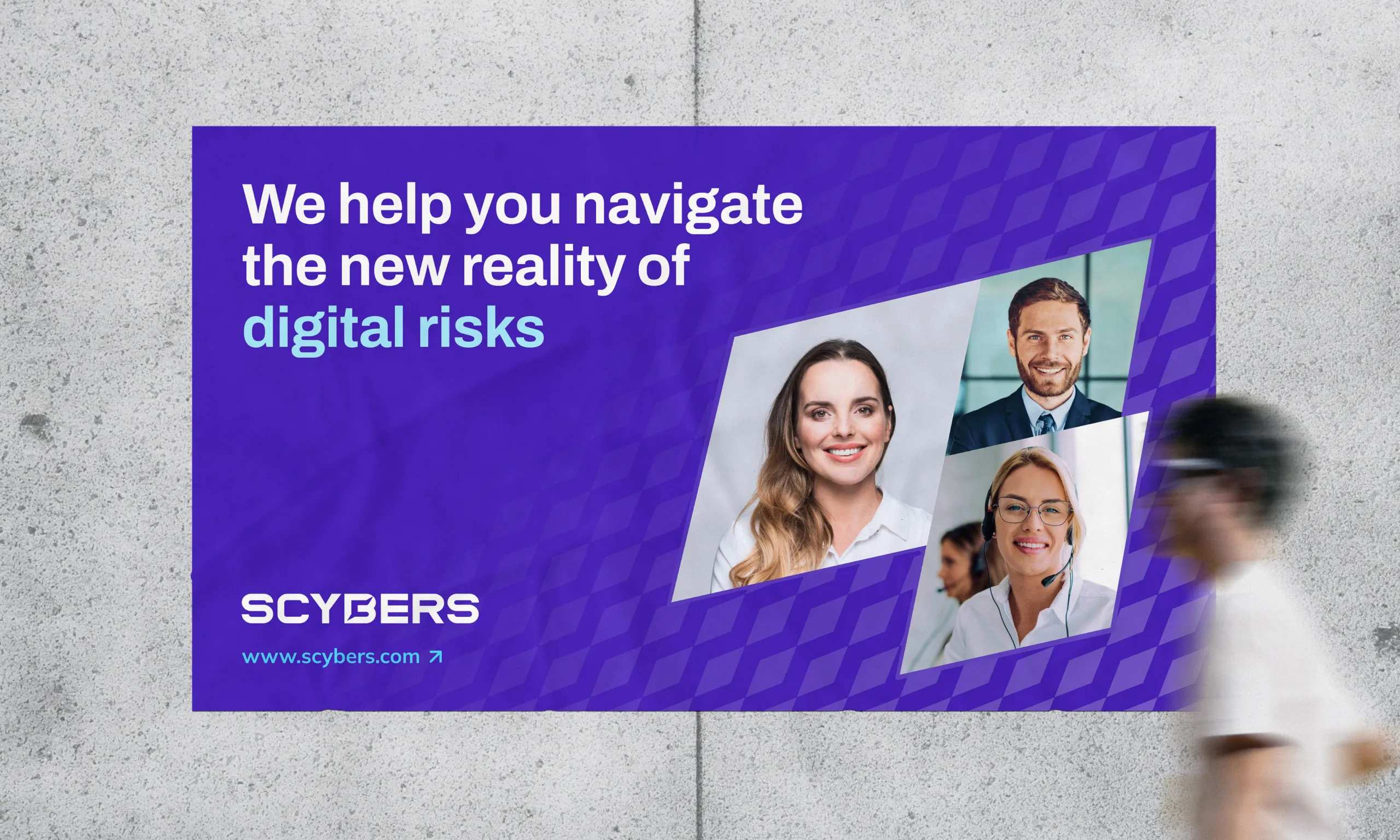 Scybers corporate branding - Amplifyn design