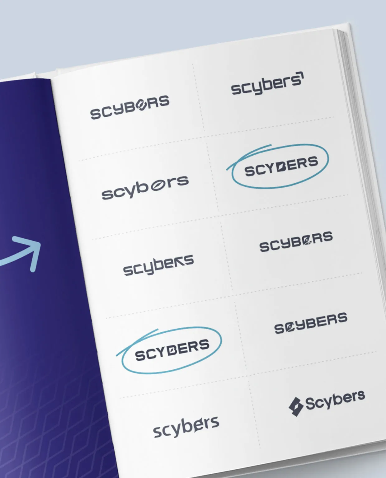 Scybers corporate branding - Amplifyn design