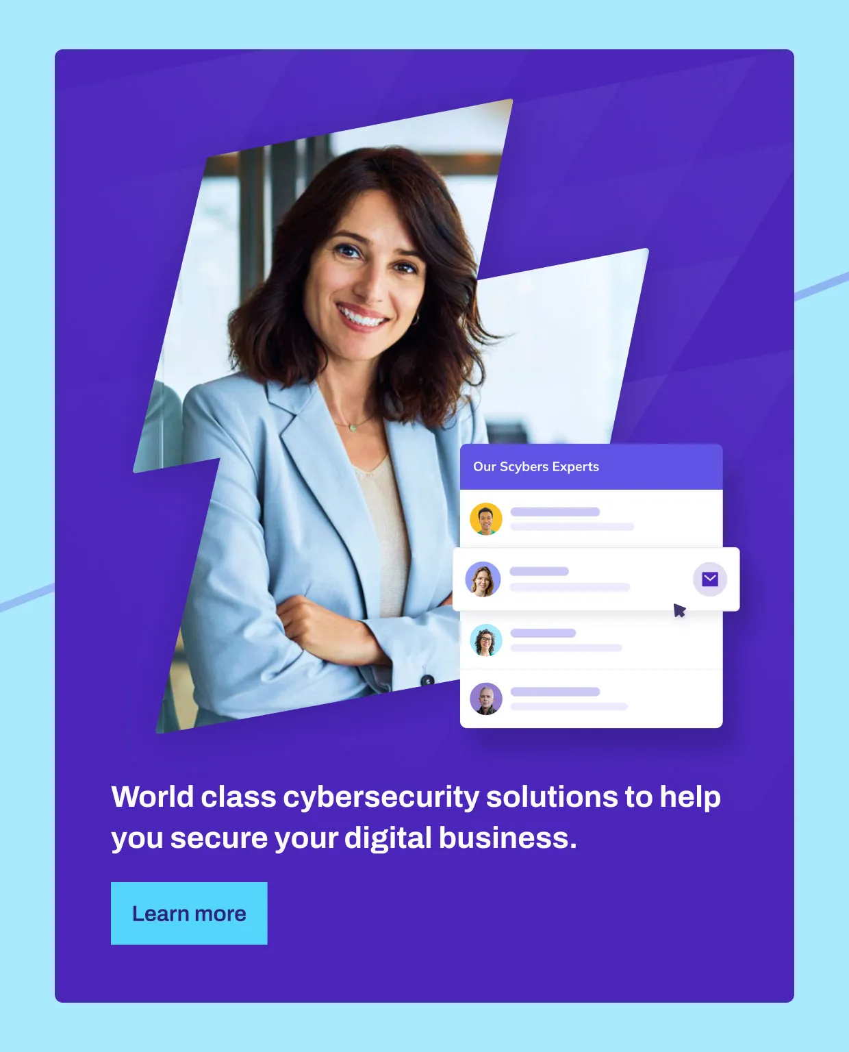 Scybers corporate branding - Amplifyn design