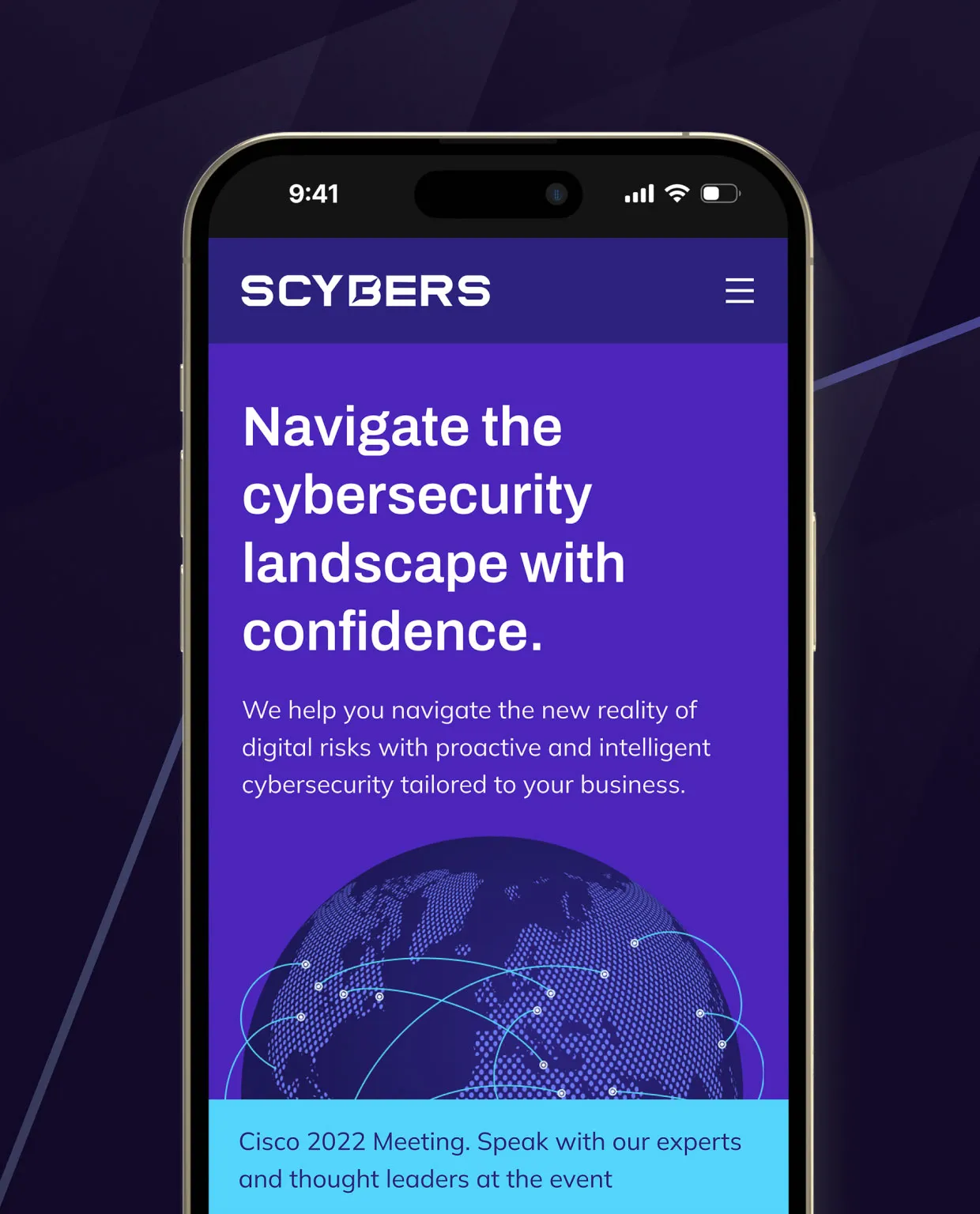 Scybers corporate branding - Amplifyn design