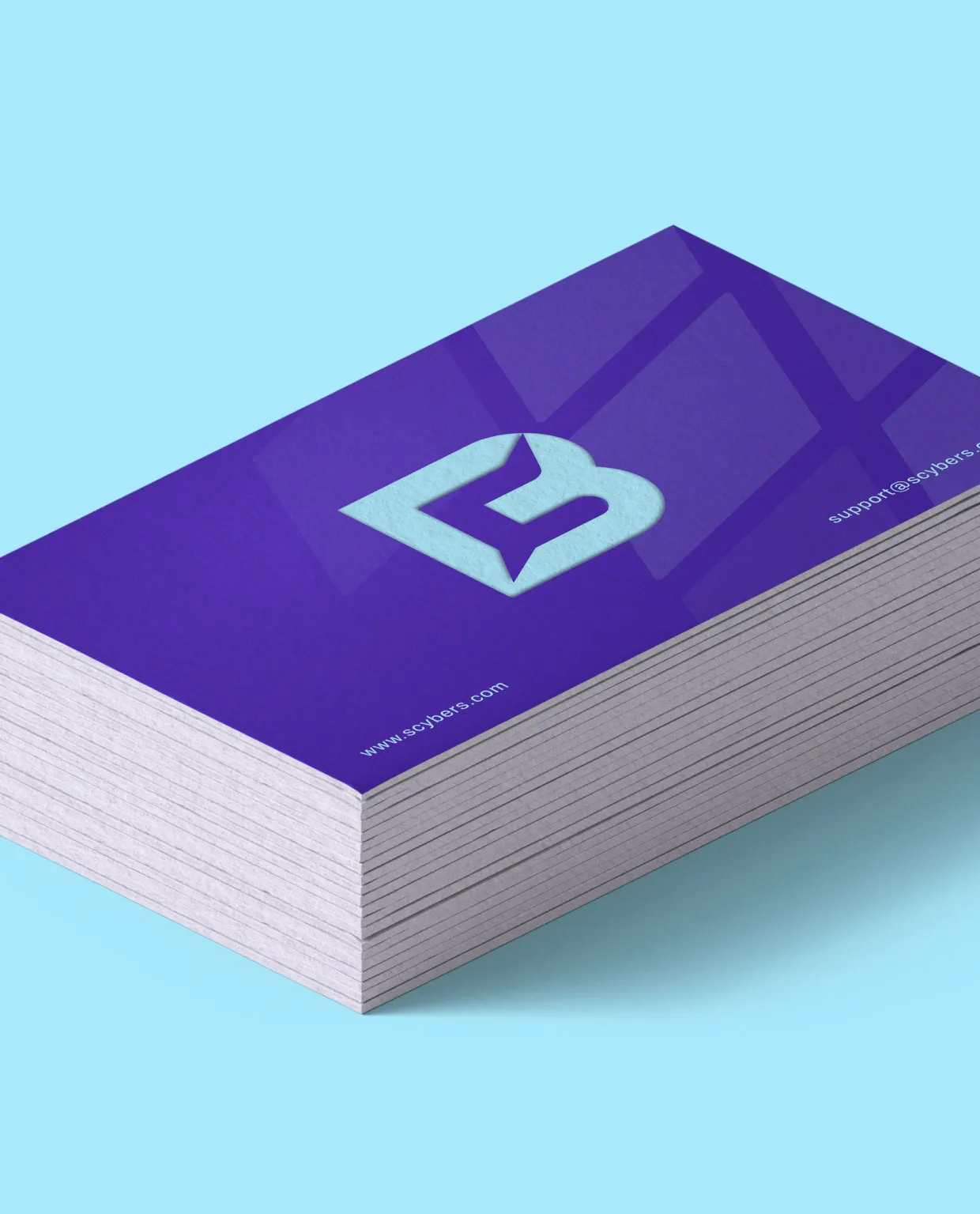 Scybers corporate branding - Amplifyn design