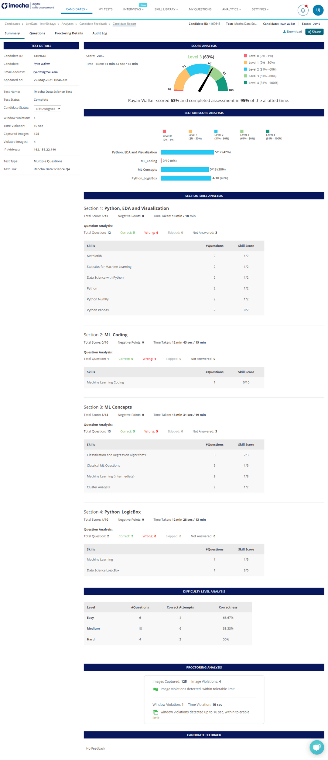 Aptitude Test for Secretary to Assess Aptitude Skills