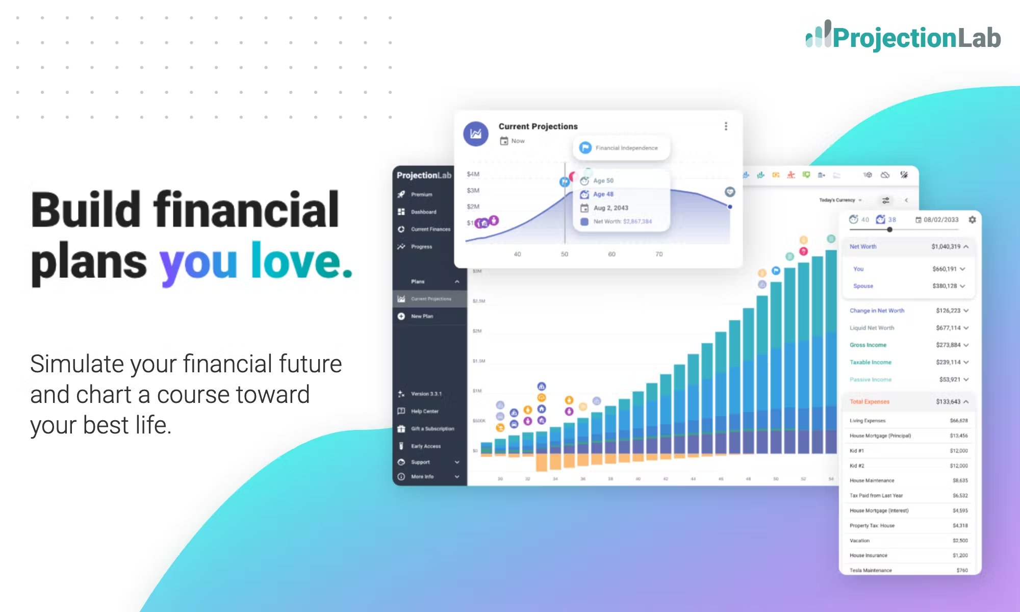 How ProjectionLab earns $10.2k MRR - Startups.fyi