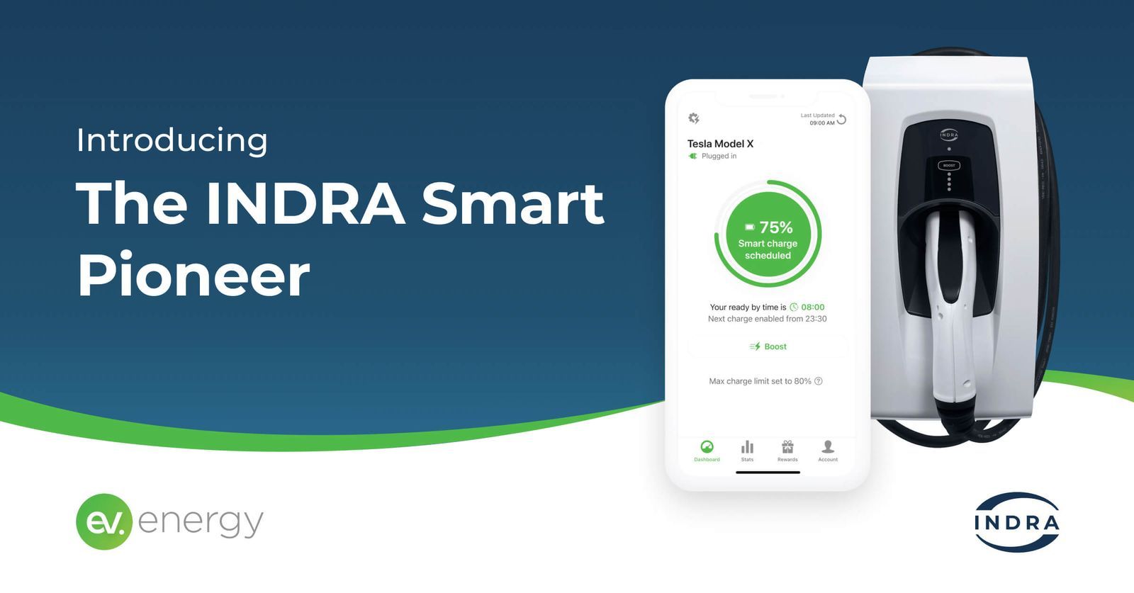 Indra and ev.energy Launch World's Smartest EV Charger