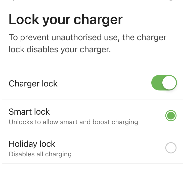 Lock Your Charger with ev.energy